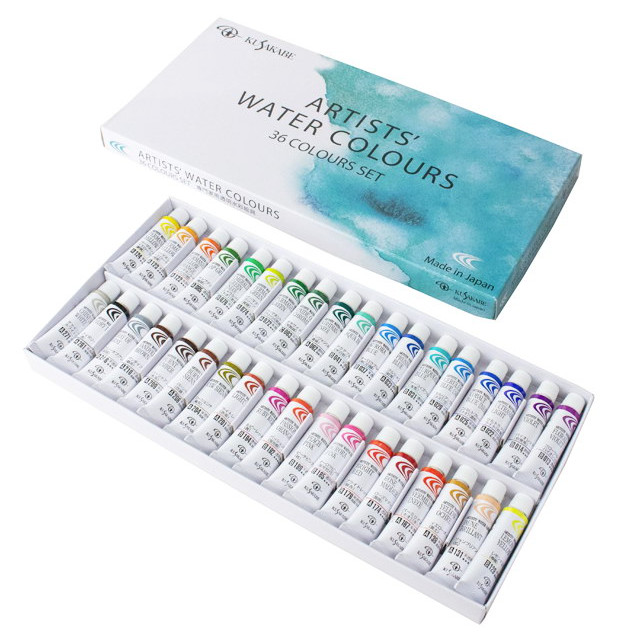 Kusakabe Transparent Watercolors 36-color set – Art Supplies Japan