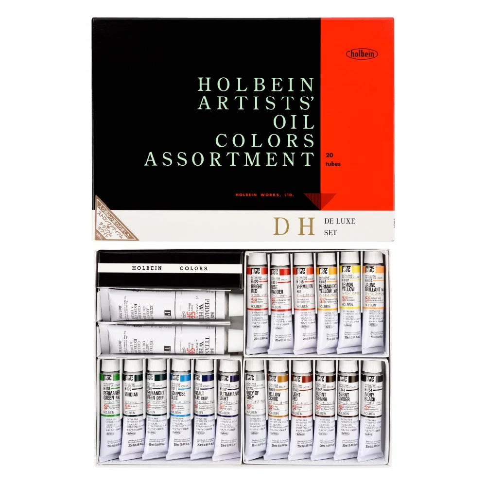 Holbein Artist Oil Color Sets Assorted H903 20 Colors – Art Supplies Japan