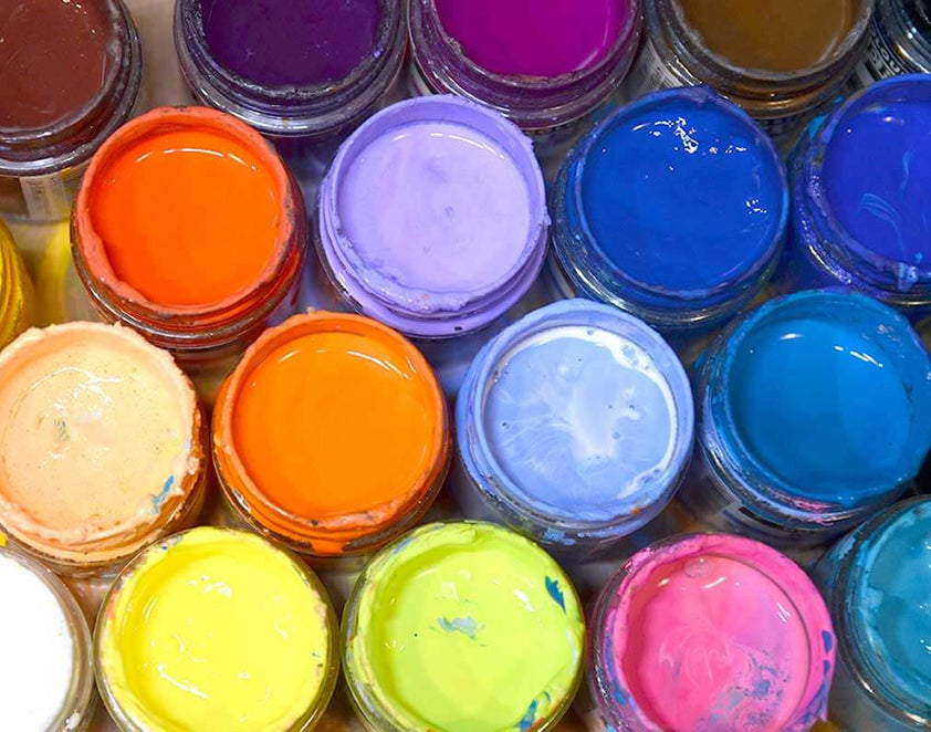 Nicker Watercolor Poster Color, Set of 24 Colors, 1.4 fl oz (40 ml ...