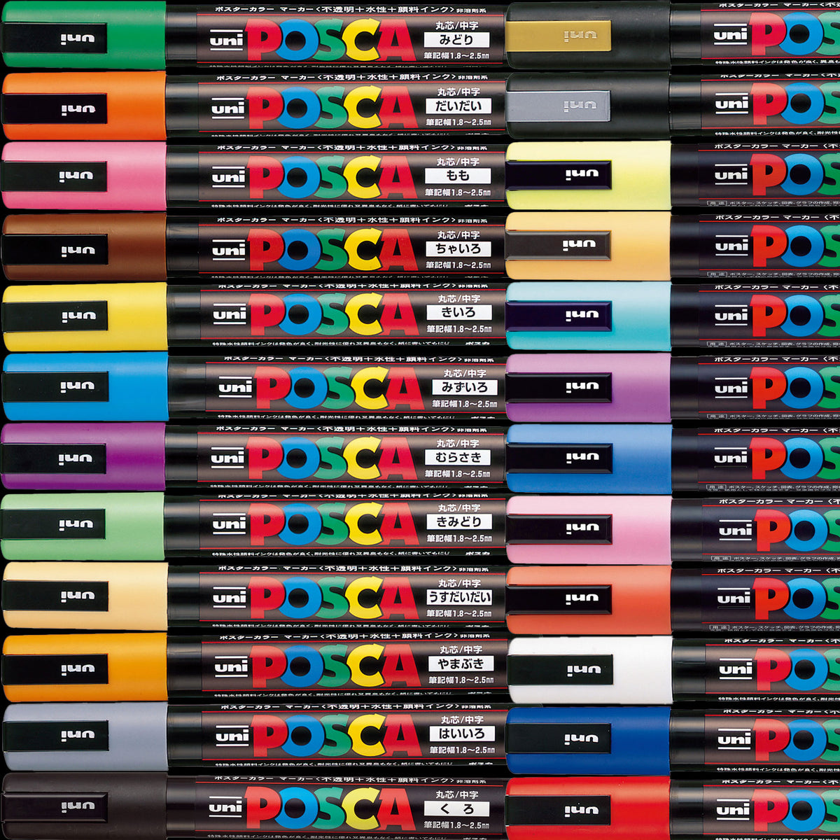 Posca PC5M 10 sets to choose by yourself – Art Supplies Japan